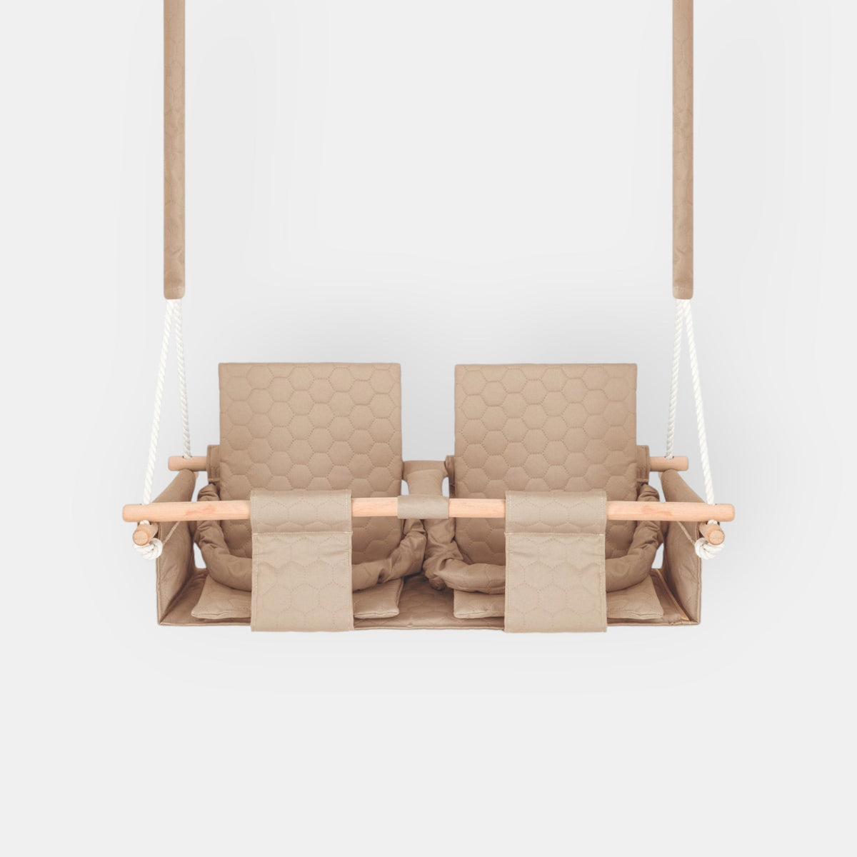 Twin Baby Swings: Double Seat Outdoor Swings for Safe Play– Nid Magique