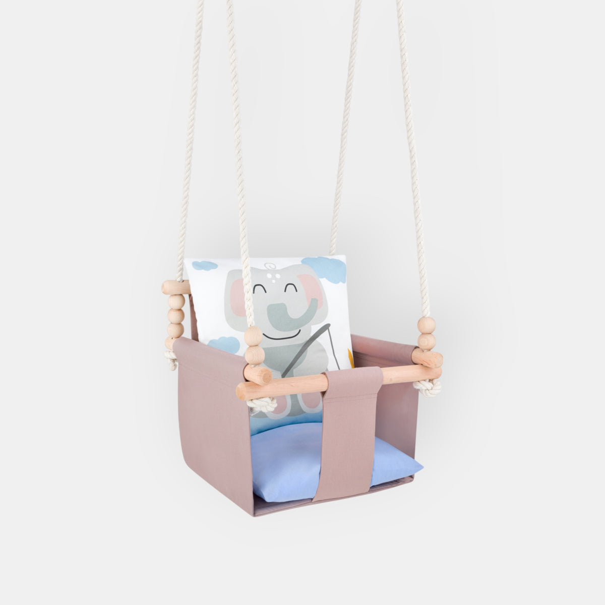 Safari Baby Swing - Handcrafted Indoor Swing for Development & Play ...